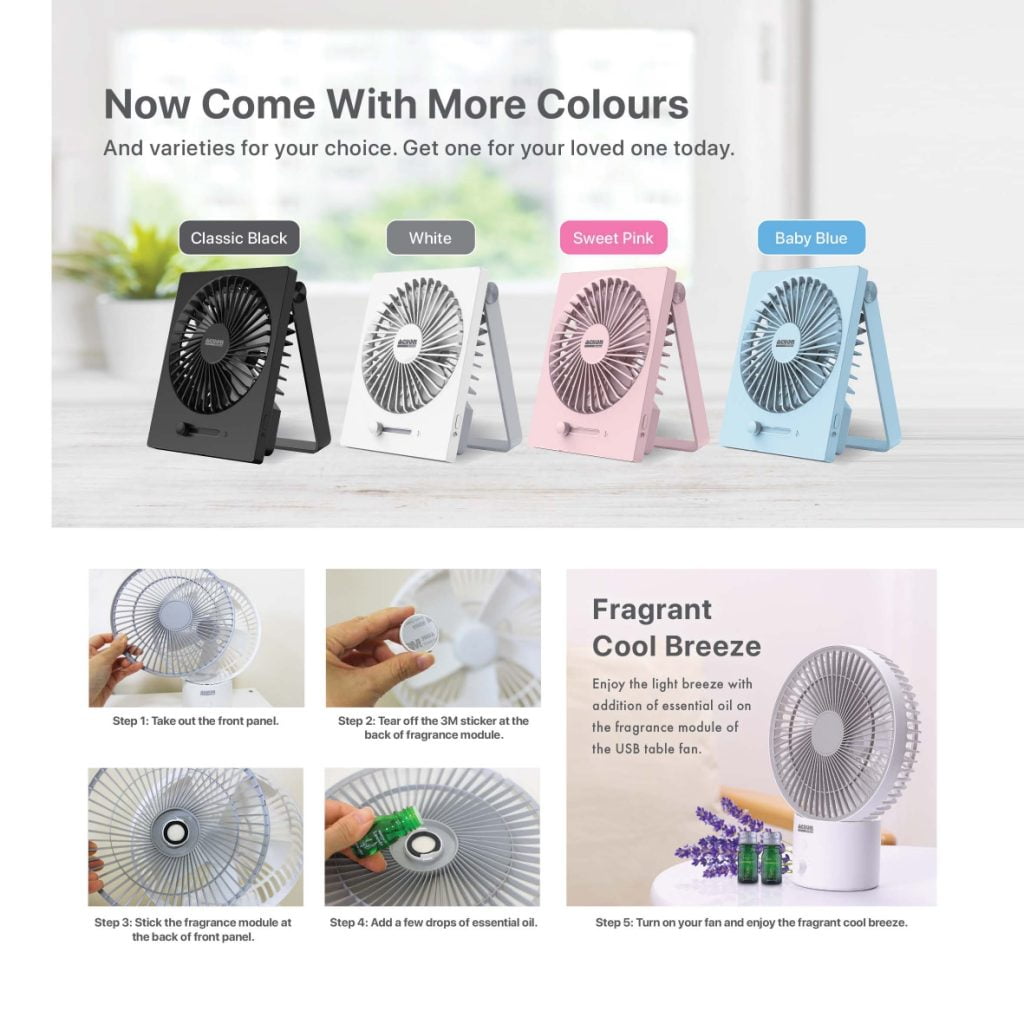 Mini USB Table Fan - Acson Online Store