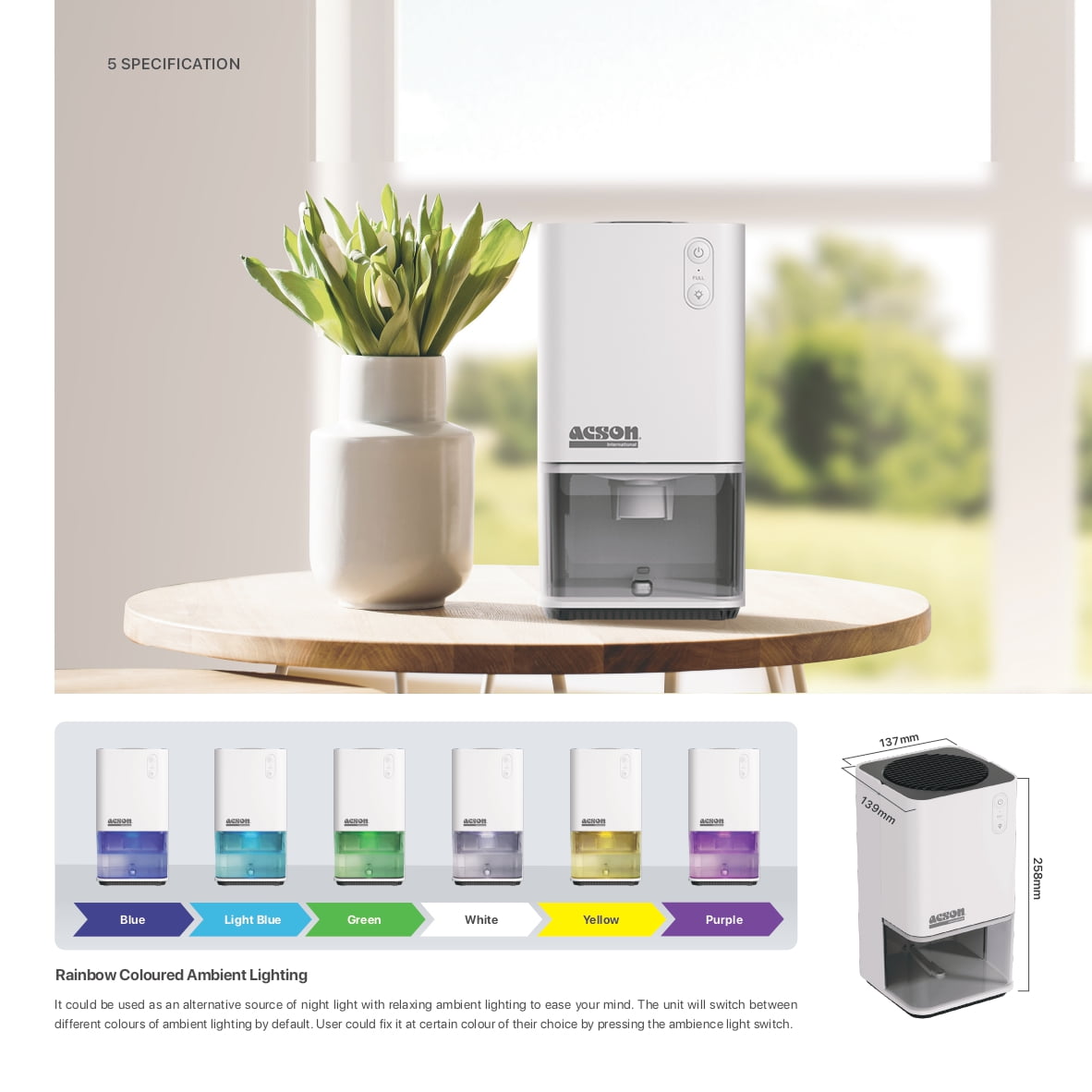 Portable Dehumidifier - Acson Online Store